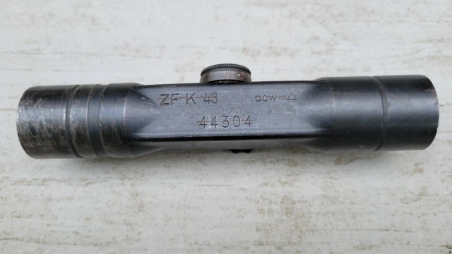 ORIGINAL WWII GERMAN Sniper ZF4 Scope G43 Mauser Rifle WW2 Dow K43 EUR ...