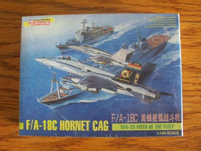 DRAGON 1:144 SCALE F/A-18C Hornet CAG model kit [new]. £7.99 - PicClick UK
