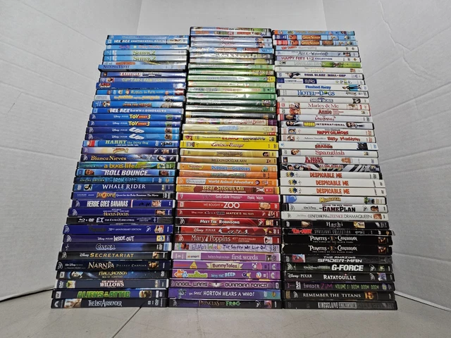 WHOLESALE LOT 100+ DVDs Kids & Family Children's Baby Pixar Disney Elmo $54.58 - PicClick CA