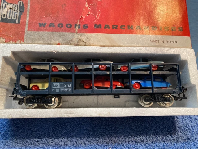 WAGON STVA AVEC 6 voitures SNCF en boite JOUEF circuits trains ...