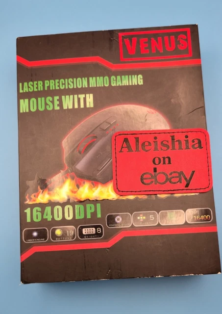 UTECHSMART VENUS LASER Precision Gaming Mouse with 16400DPI Wired $27. ...