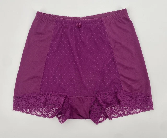 Vintage Large Purple High Rise Nylon Panties Sheer Granny Panties Sissy Panty 4744 Picclick Ca