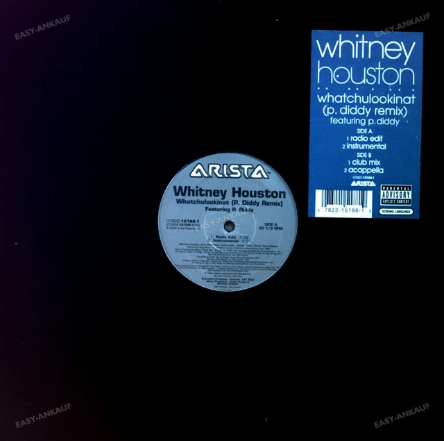 WHITNEY HOUSTON FEATURING P. Diddy - Whatchulookinat Maxi (VG+/VG+) ' £ ...