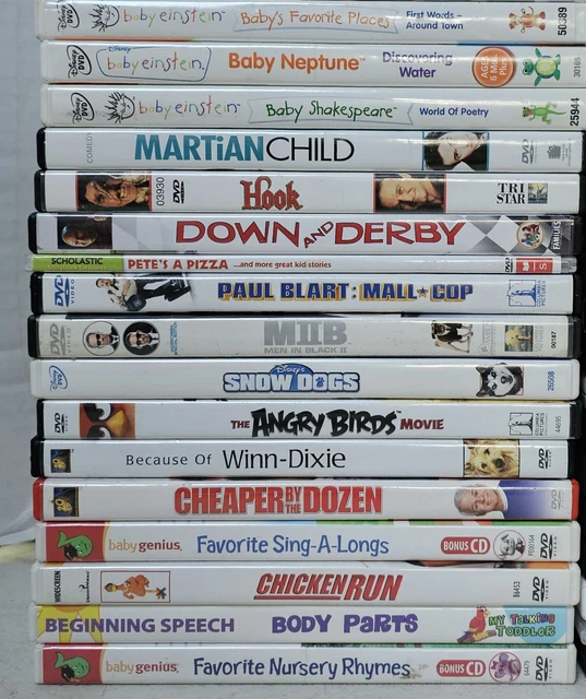 WHOLESALE LOT 100+ DVDs Kids & Family Childrens Baby Disney Baby Pixar Potter £7.60 - PicClick UK