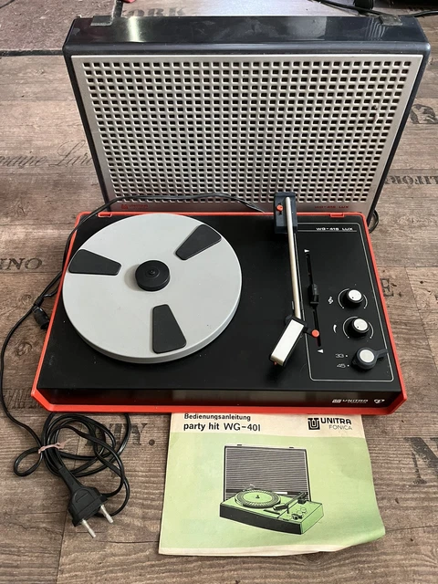 UNITRA FONICA WG-415 Lux Plattenspieler Schallplatten DDR für Bastler ...