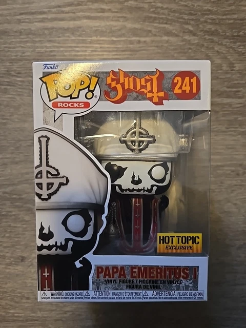 FUNKO POP! ROCKS: Ghost - Papa Emeritus I #241 HOT TOPIC EXCLUSIVE $50. ...