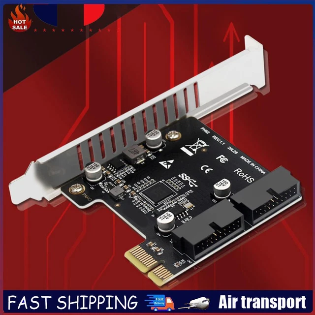 # USB 3.0 PCI-E USB 3 To PCIE Adapter Card Front Panel Useful for ...