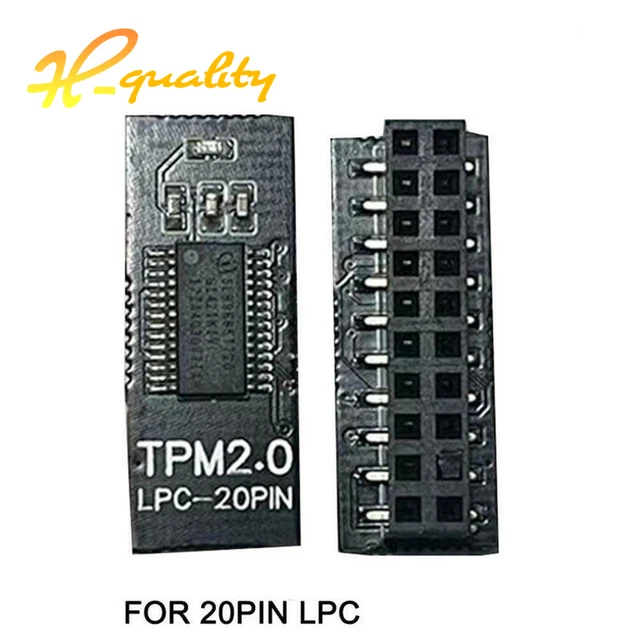 TPM2.0 SECURITY 20PIN LPC Trusted Platform Module For Asus Windows11 ...