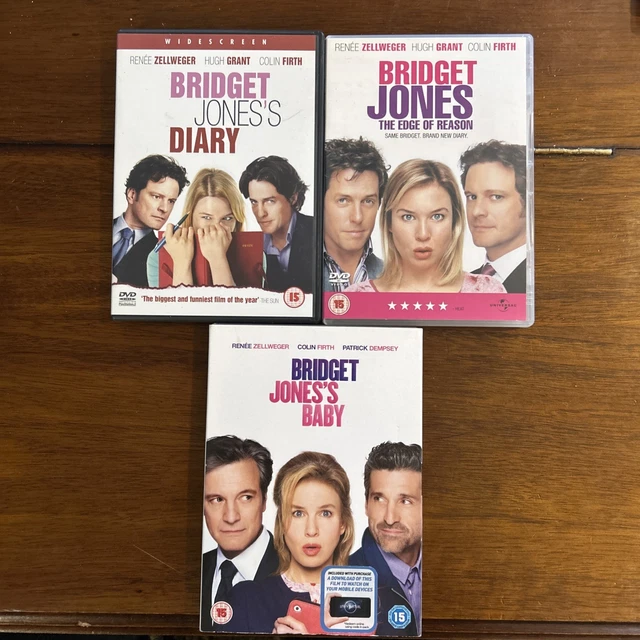 BRIDGET JONES'S DIARY Trilogy DVD Edge Of Reason / Baby £9.72 - PicClick UK