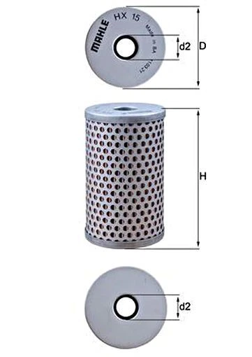 STEERING SYSTEM HYDRAULIC Filter MAHLE Fits MERCEDES MAN SCANIA DAF 3 L ...