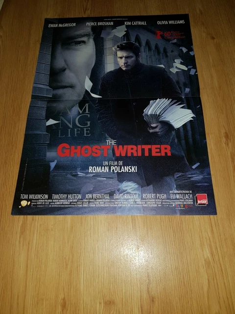 AFFICHE DE CINÉMA d'époque du film: THE GHOST WRITER de 2010 (40x60cm) EUR 10,00 - PicClick FR