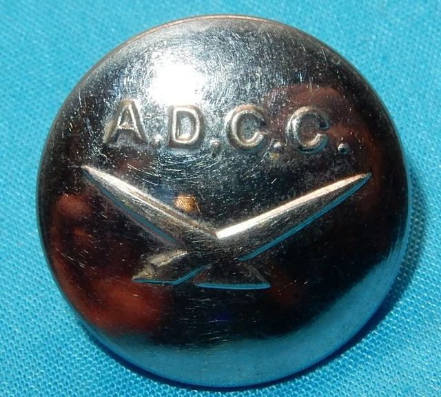 WW2 ADCC AIR Defence Cadet Corps Uniform Button British Military World ...