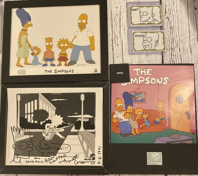 ANIMATION ART FRAME The Simpsons Program Sheet Auto (Please See ...