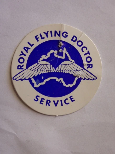 ROYAL FLYING DOCTOR SERVICE PAPER BADGE c1970s EUR 3,64 - PicClick FR