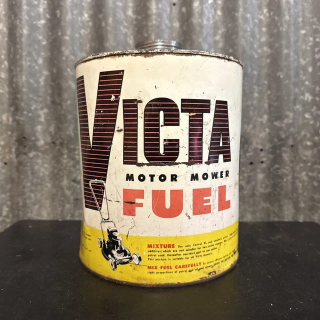 WAKEFIELD CASTROL VICTA Mixing Can 1 Gallon Vintage Australian Tin $94. ...