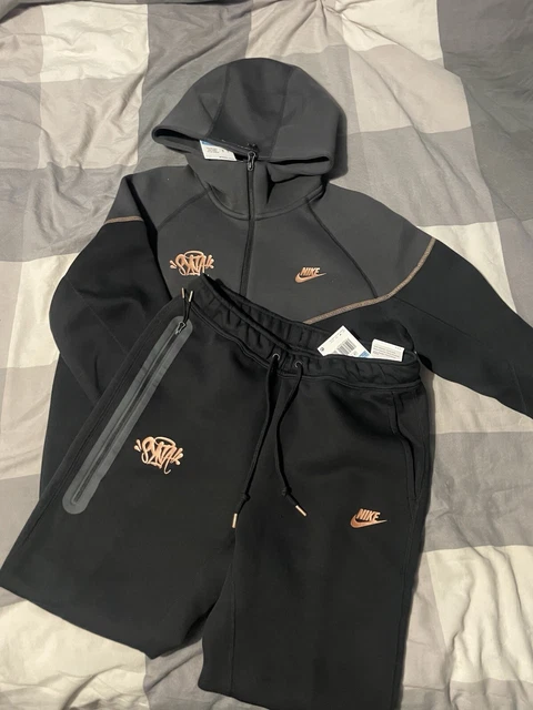 CENTRAL CEE SYNA nike Tech Fleece Black Rose Gold - FULL SET! - Size ...
