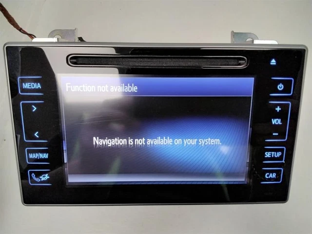 SAT NAV HEAD UNIT TOYOTA HI-LUX 2016 Satellite Navigation 86140-0K630 ...