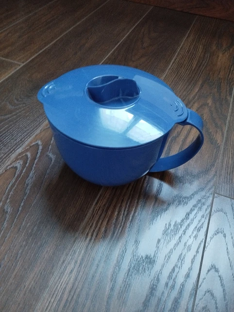 TUPPERWARE PICHET MICRO plus micro onde bleu 1 litre vintage ancien ...