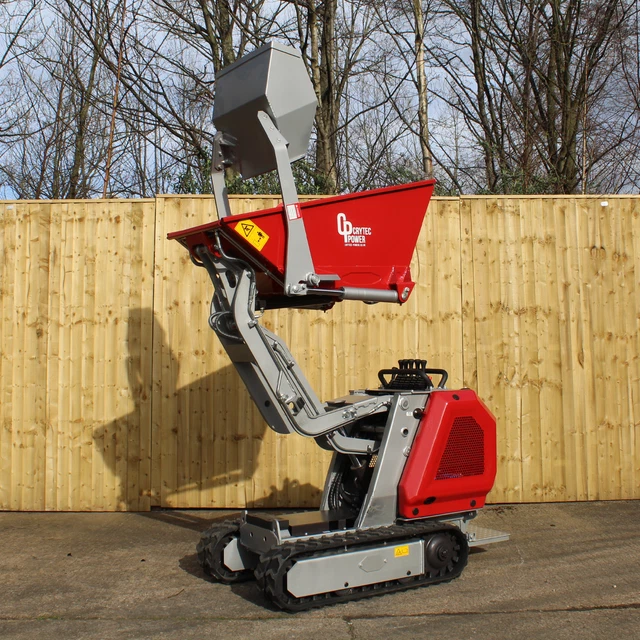 CRYTEC CRD80H-K 800KG High Tip DIESEL MINI DUMPER TRACKED BARROW PLANT ...