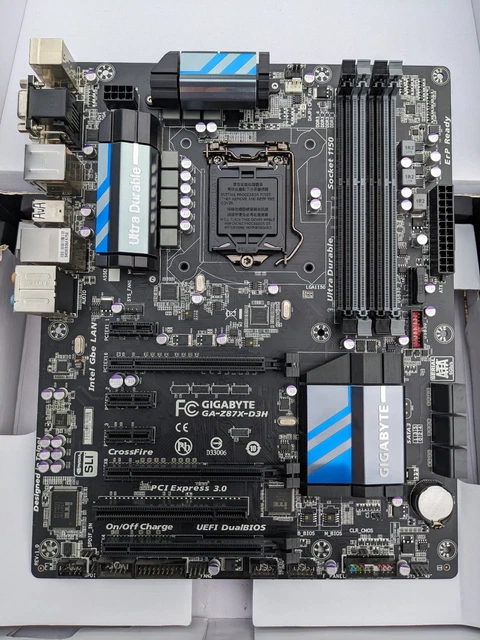 GIGABYTE GA-Z87X-D3H REV. 1.0 Motherboard Intel Z87 DDR3 Socket LGA ...