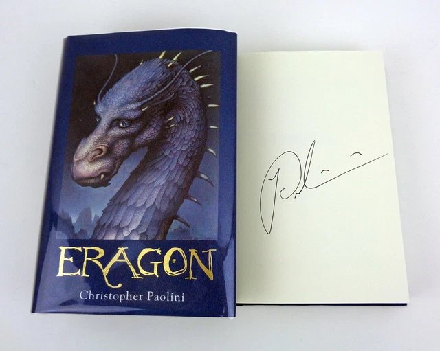 CHRISTOPHER PAOLINI SIGNED Autograph Eragon Inheritance 1st Edition ...