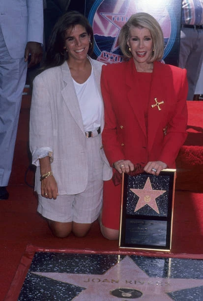 COMEDIENNE JOAN RIVERS and daughter Melissa attend Joan Rive - 1989 Old ...