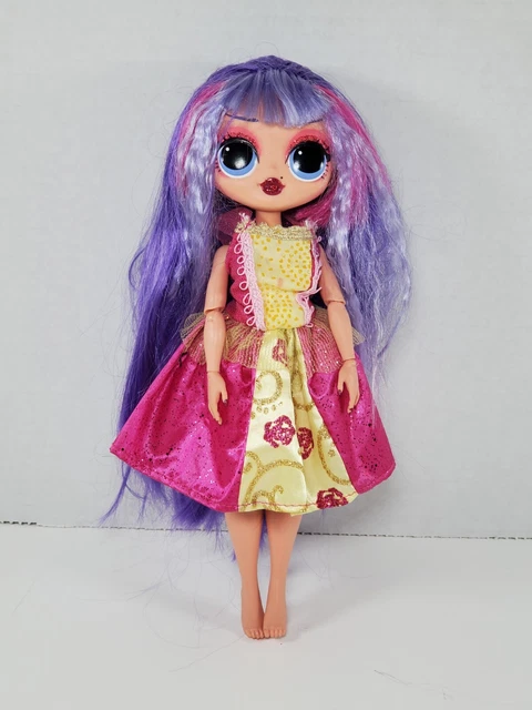 LOL SURPRISE OMG Doll Shadow Winter Disco 9" Fashion Doll Purple Hair ...
