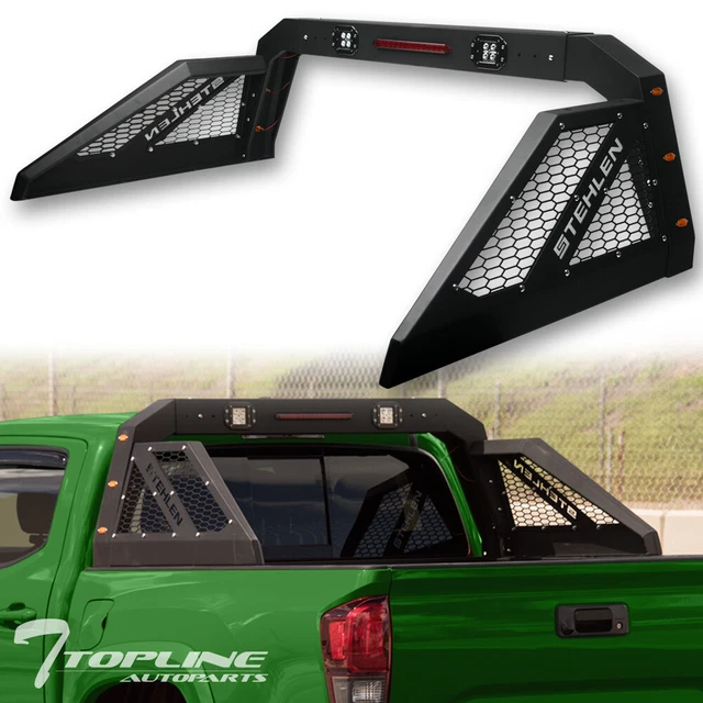 STEHLEN ADJUSABLE STEEL Chase Rack LED Roll Bar For Silverado/Sierra ...