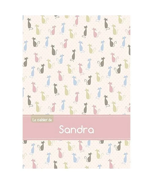 LE CAHIER DE sandra: CAHIER SANDRA?BLANC,96P,A5?CHATS, COLLECTIF EUR 8 ...