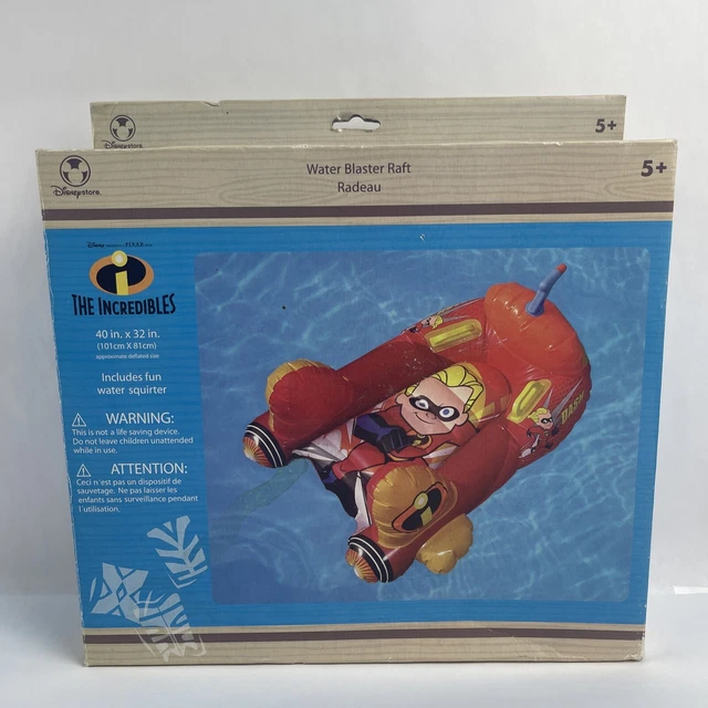 DISNEY STORE INCREDIBLES Water Blaster Raft New Open Box Water Toy $34. ...