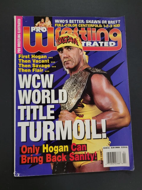 PRO WRESTLING ILLUSTRATED MAGAZINE April 1996 Hulk Hogan M453 £10.54 ...
