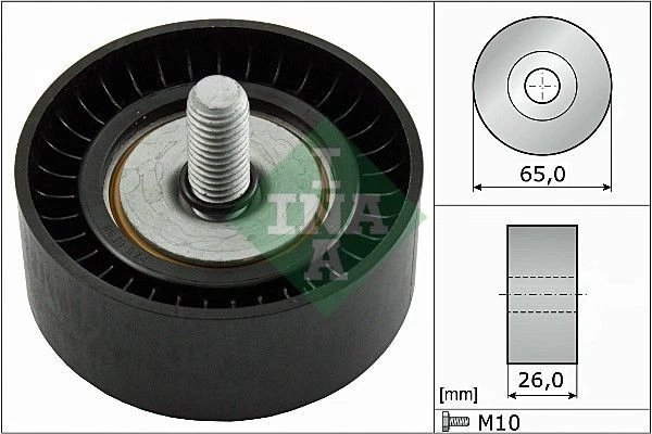 RULLO DI DEVIAZIONE rullo guida INA 532047910 per Skoda Superb II ...
