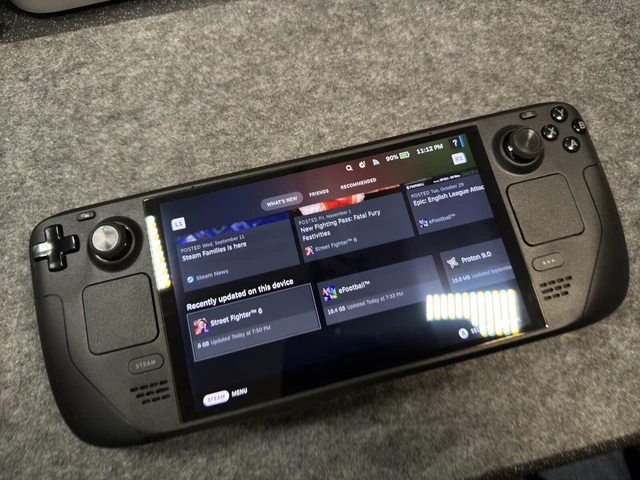 VALVE STEAM DECK OLED 512GB Handheld Console - Black - Hardly Used £330.00 - PicClick UK