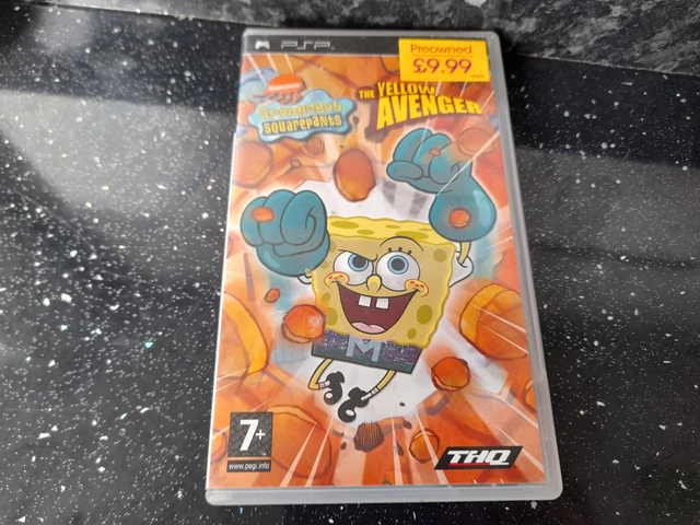 SPONGEBOB SQUAREPANTS: THE Yellow Avenger Sony PSP £10.07 - PicClick UK