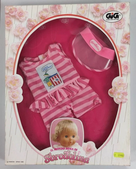 IL MONDO ROSA Di Sbrodolina Abito Vestitino Completino Mare Custome ...