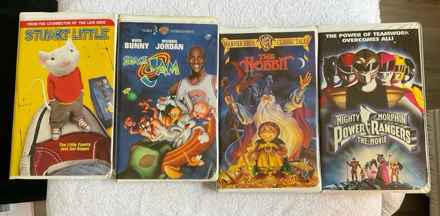 VHS SPACE JAM-THE Hobbit-Stuart Little-Power Rangers Vhs Set Of 4 £13. ...