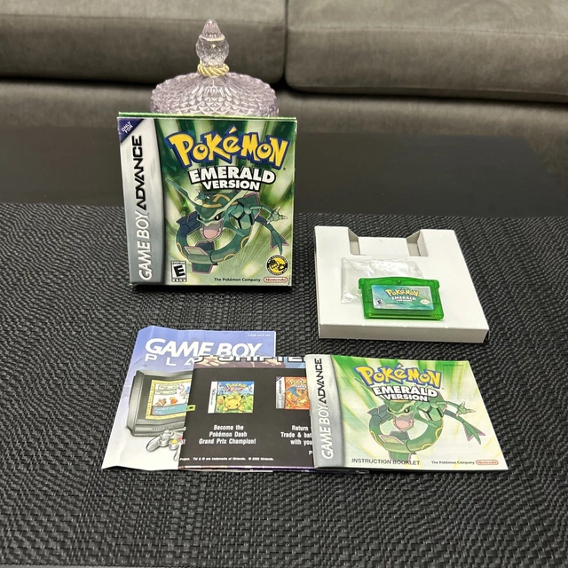 NINTENDO GAMEBOY GAME Pokemon Emerald Version Complete Boxed $549.00 ...