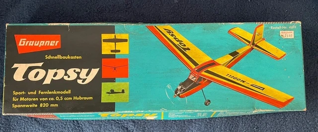 GRAUPNER TOPSY 60ER Jahre Bausatz 4611 neu EUR 151,00 - PicClick DE