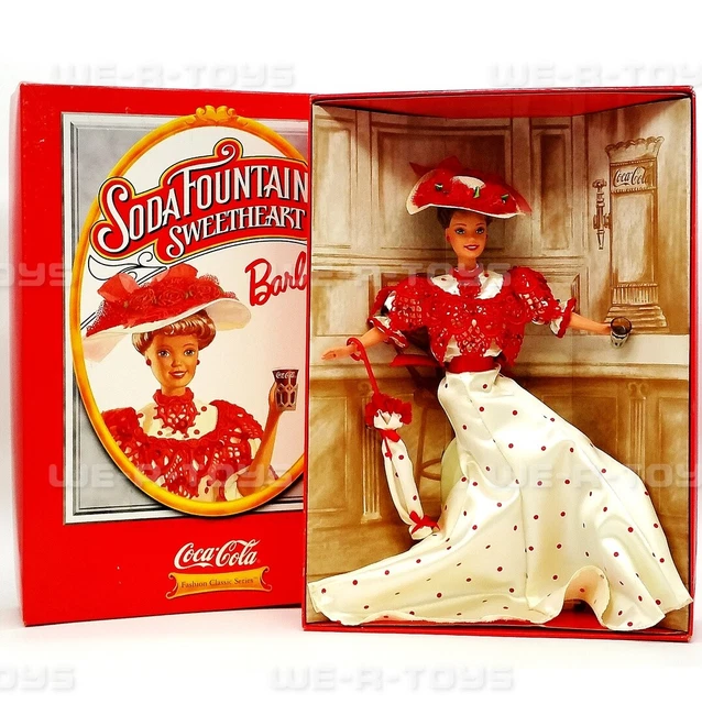 BARBIE COCA COLA Soda Fountain Sweetheart Doll 1996 Mattel 15762 £39.41 ...