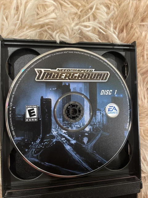 NEED FOR SPEED: Underground PC CD-Rom 2-Disc Set, No Manual EUR 10,20 ...