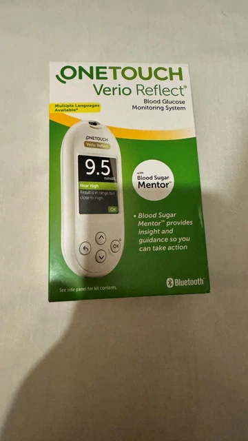 ONE TOUCH VERIO Reflect Blood Glucose Monitoring System Kit Brand New ...