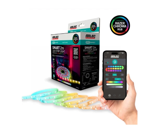 ARLEC CHR381HA GRID Connect Smart 2m LED Strip Light with Razer Chroma ...