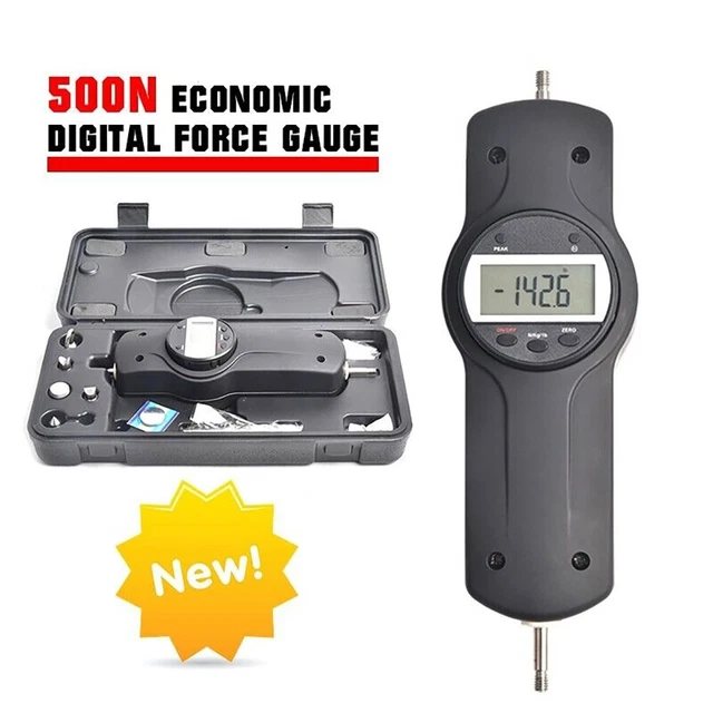 TESTING EQUIPMENT DIGITAL Dynamometer Kit 500N/50kg/110Lb Meter Pull ...