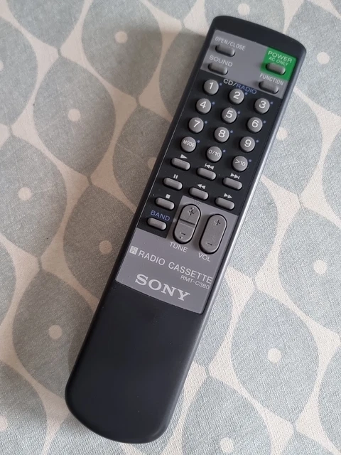 GENUINE ORIGINAL SONY Rmt-C380 Remote Control For Cd Radio Cassette Player £8.99 - PicClick UK