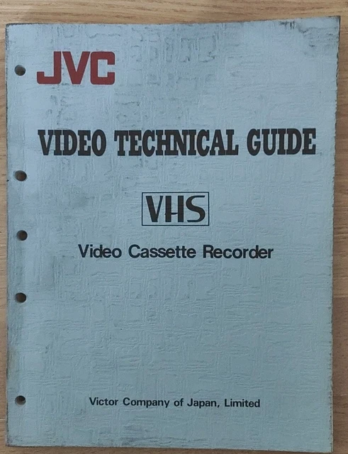 ORIGINAL JVC VIDEO Technical Guide VHS Service Anleitung Manual EUR 15 ...