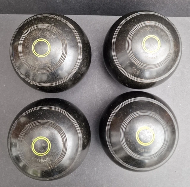 THOMAS TAYLOR LIGNOID Size 5 Lawn Bowls BIBC 93A Made In Scotland With ...