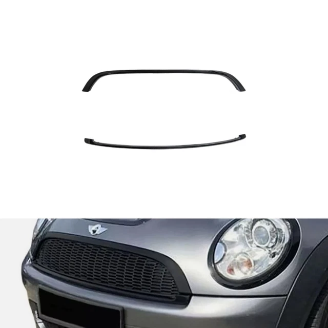 MINI R56 GRILLE Housses de-Chrome, Noir Brillant Ou Rouge Mélange N ...