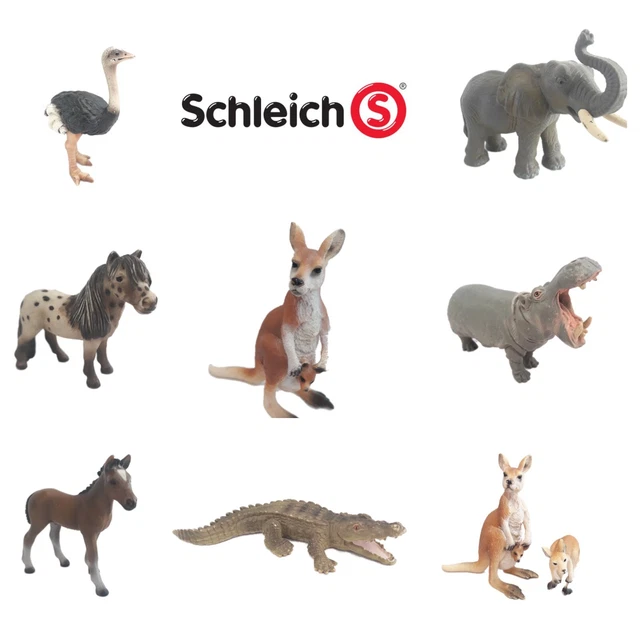 SCHLEICH ANIMAL WILDLIFE Collection Toy Model Animals Farm Zoo Pet ...