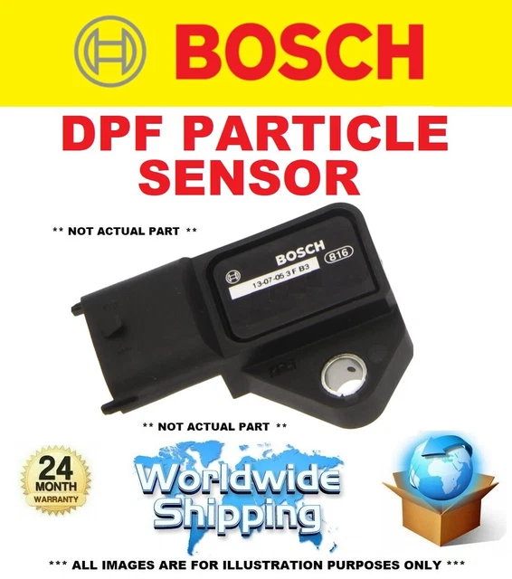 BOSCH DPF PARTICLE SENSOR for VW TRANSPORTER Mk VI Box 2.0 TDI 2016 ...