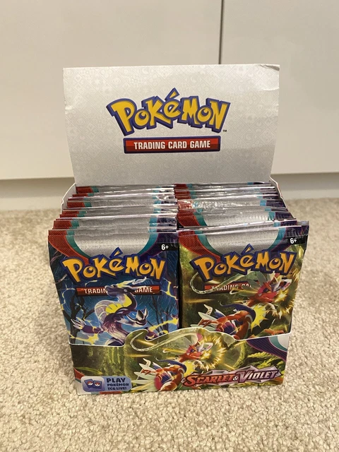 POKEMON SCARLET & Violet Base Set : Booster Box of 36 Packs : Contents ...